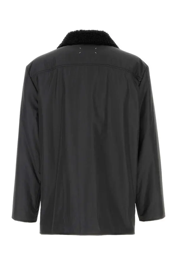 MAISON MARGIELA Graphite Polyester Padded Jacket