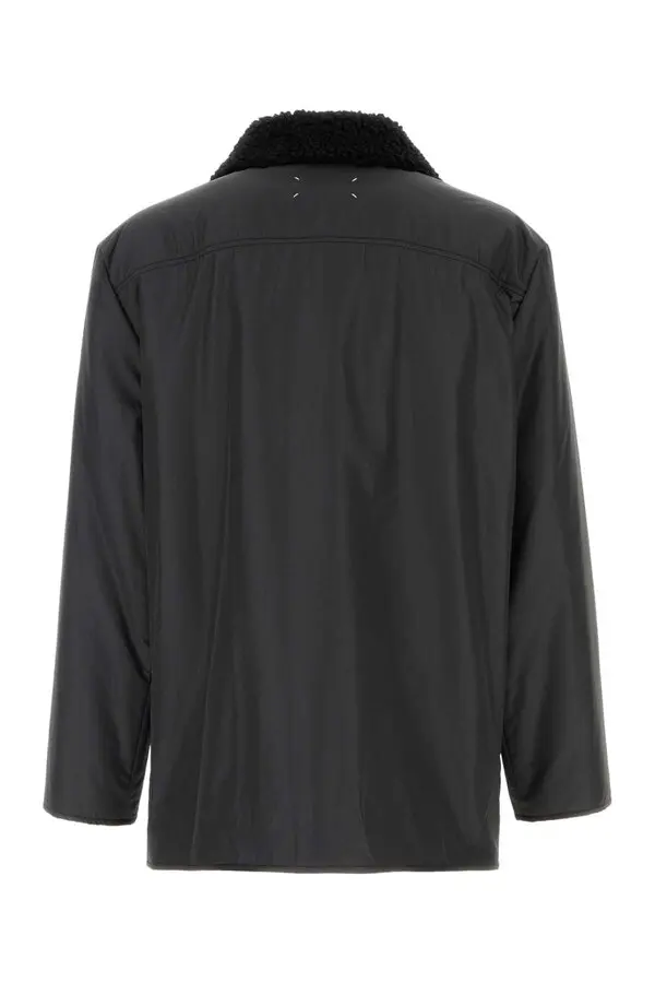 MAISON MARGIELA Graphite Polyester Padded Jacket - Gray
