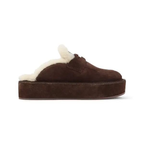 Miu Miu Suede Sabot