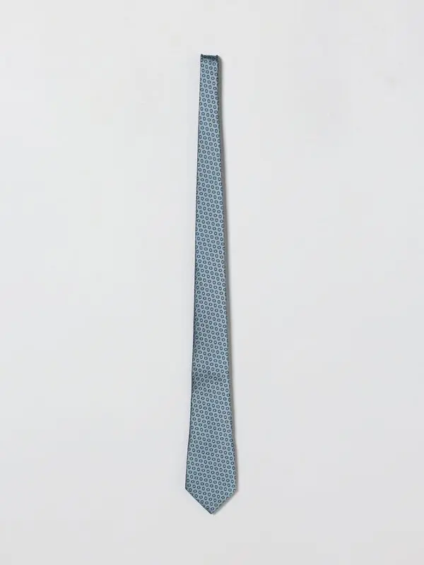 Zegna Jacquard Silk Tie - Blue
