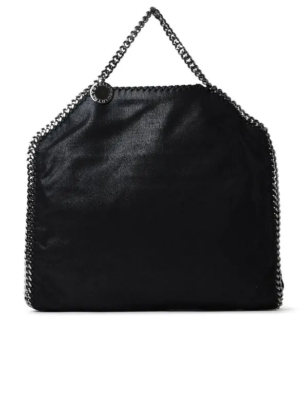 Stella McCartney Polyester Falabella 3 Chain Handbag - Black