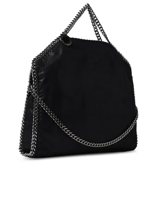 Stella McCartney Polyester Falabella 3 Chain Handbag - Black