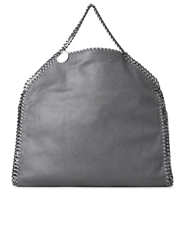 Stella McCartney Falabella Polyester Chain Tote Bag - Gray