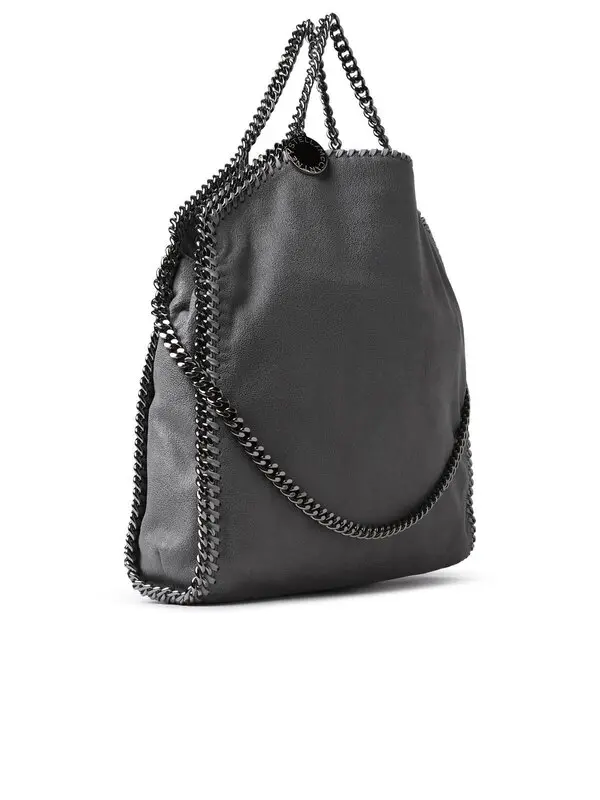 Stella McCartney Falabella Polyester Chain Tote Bag - Gray