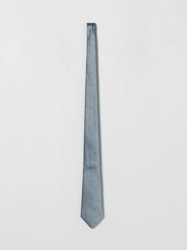 Zegna Jacquard Silk Tie - Blue