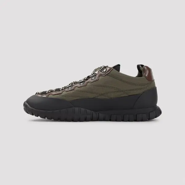 Miu Miu Paneled Technical Sneakers - Green