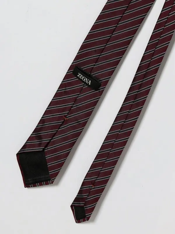 Zegna Striped Silk Tie
