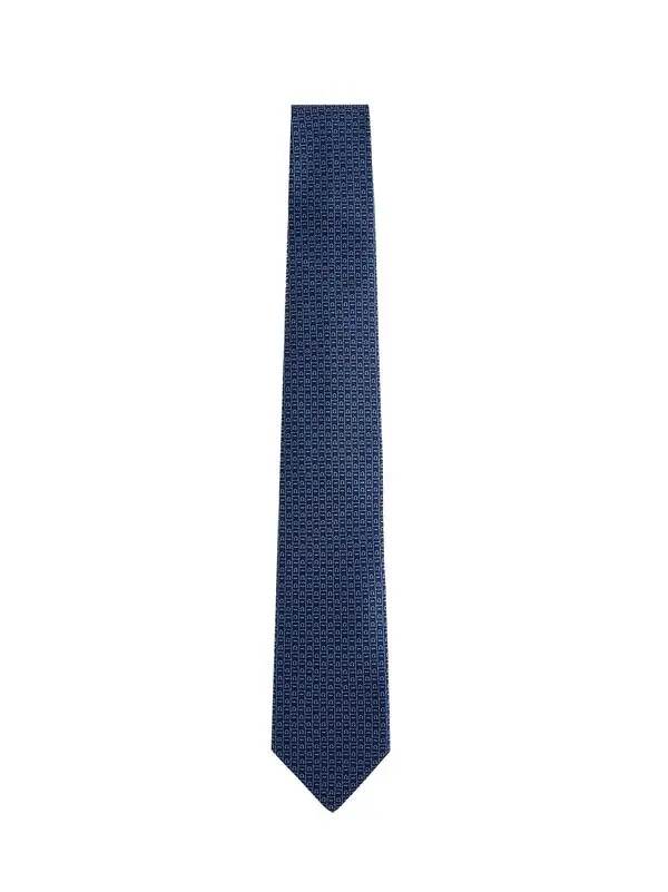 FERRAGAMO Gancini Silk Tie By