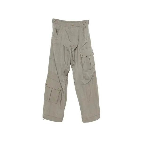 VIVIENNE WESTWOOD Grey Trousers Wide-leg Trousers - Gray
