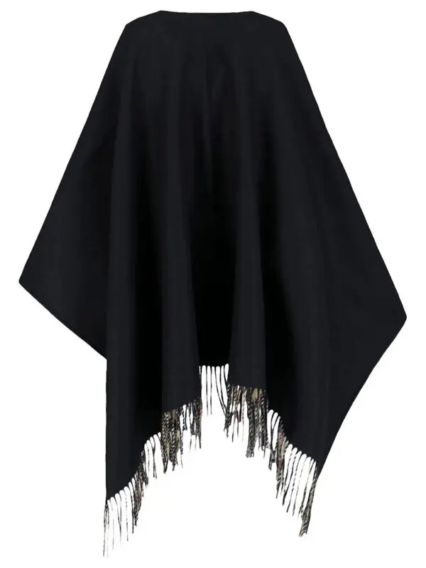 Burberry Reversible Check Wool Cape