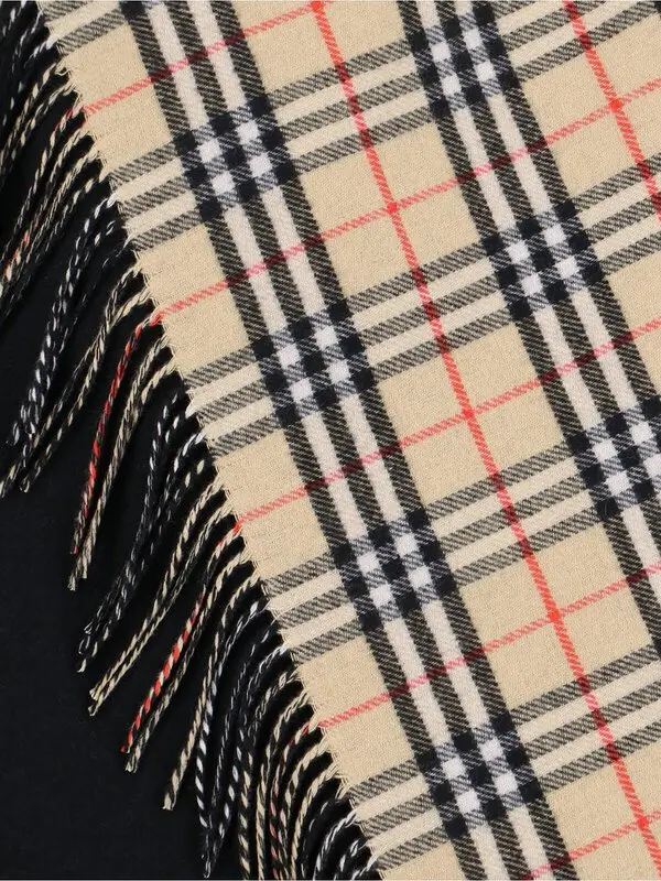 Burberry Reversible Check Wool Cape