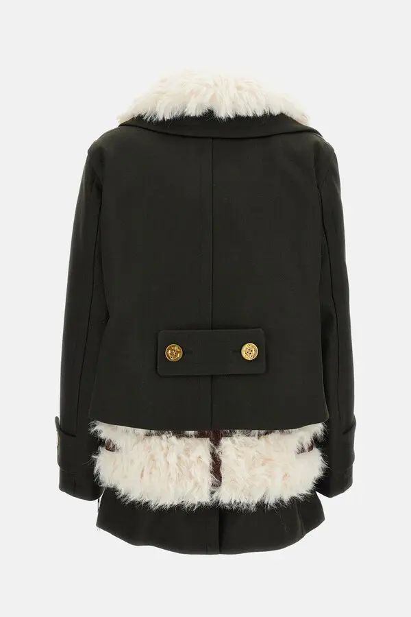 Sacai Wool Melton Coat