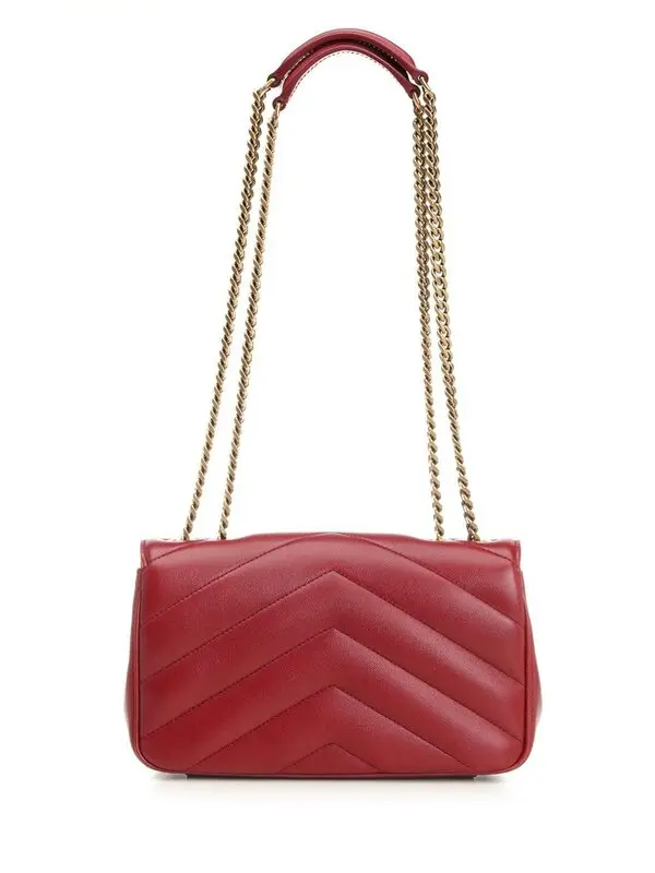 Saint Laurent Loulou Small Bag - Red