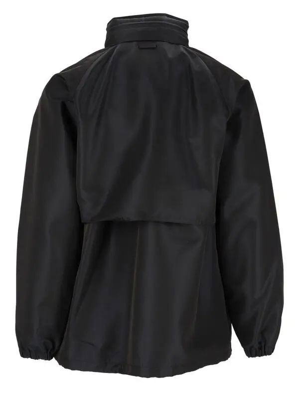 Saint Laurent High Collar Sports Jacket - Blue