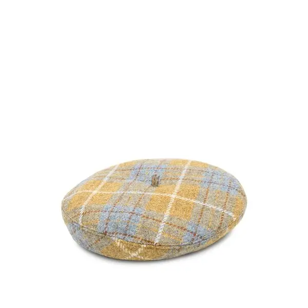 VIVIENNE WESTWOOD Tartan Wool Hat - Yellow
