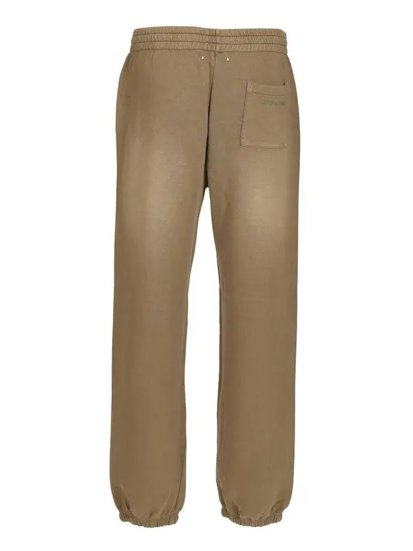 GOLDEN GOOSE Cotton Sweatshirt Trousers - Brown
