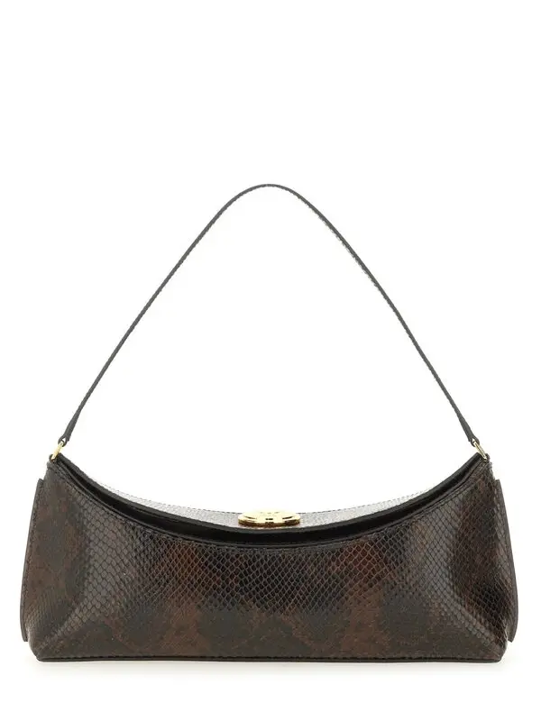 Jacquemus Leather Ovalo Clutch Bag