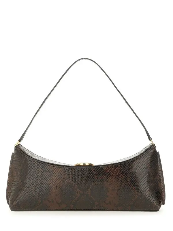 Jacquemus Leather Ovalo Clutch Bag