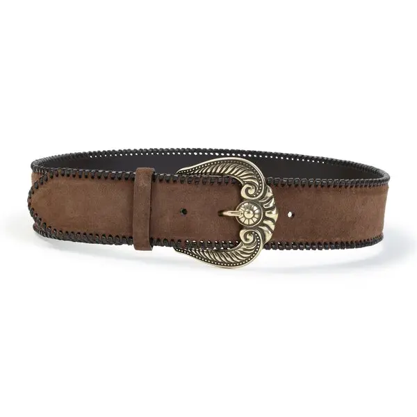 Etro Paisley Suede Belt