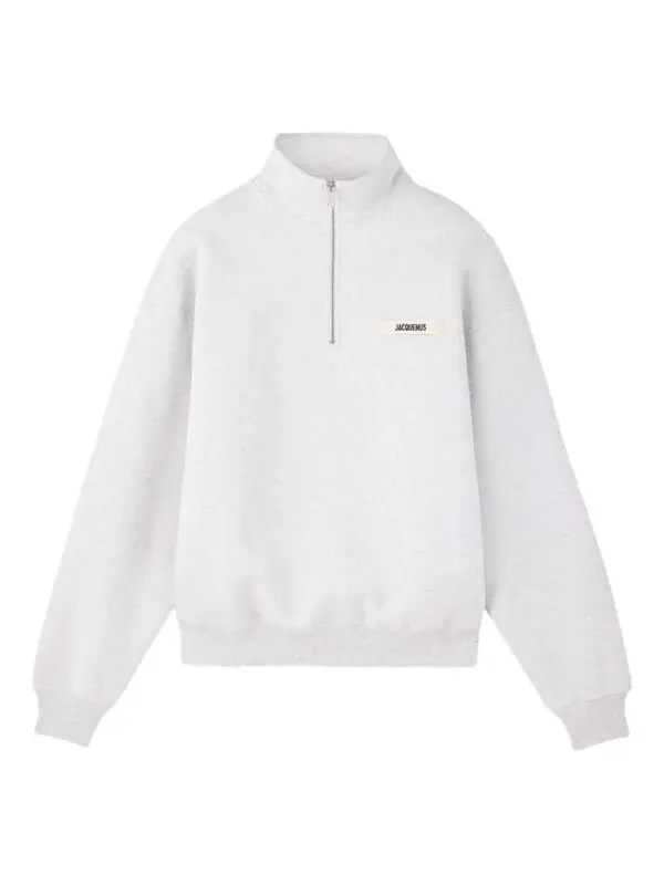 Jacquemus Half-zip Sweatshirt - Gray