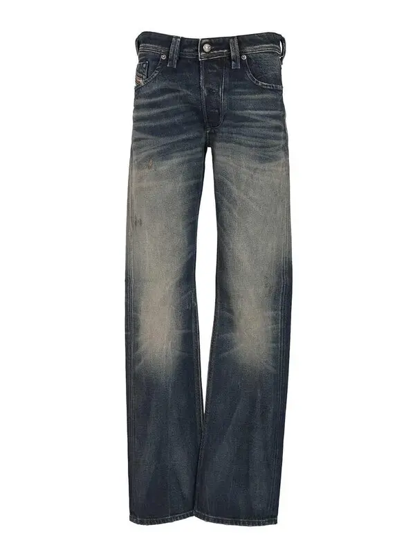 DIESEL® Straight Cotton Jeans - Blue