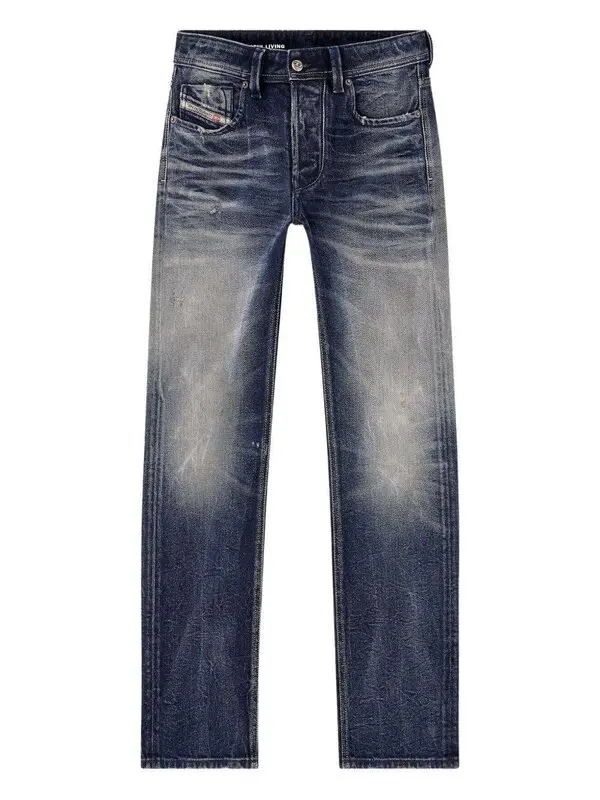 DIESEL® Straight Cotton Jeans - Blue
