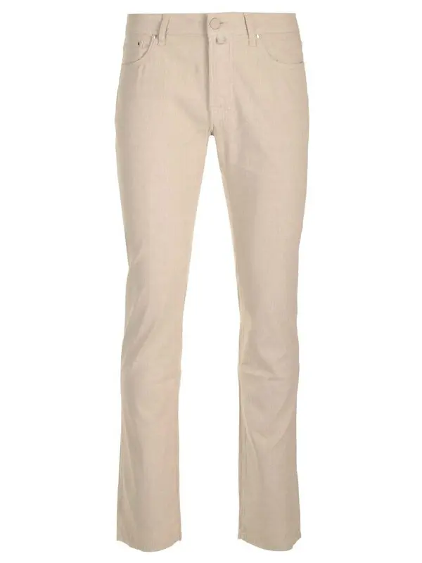 Jacob Cohen Beige Barb Jeans - Cream
