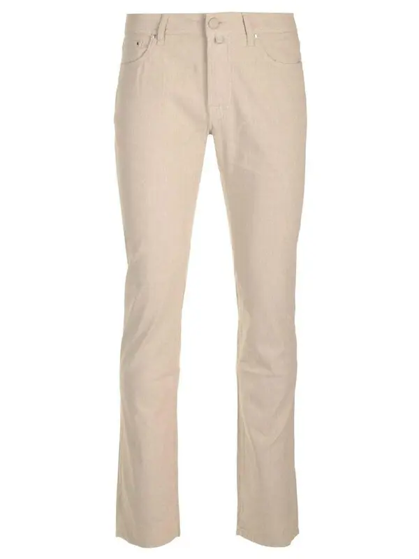 Jacob Cohen Barb Denim Jeans - Cream