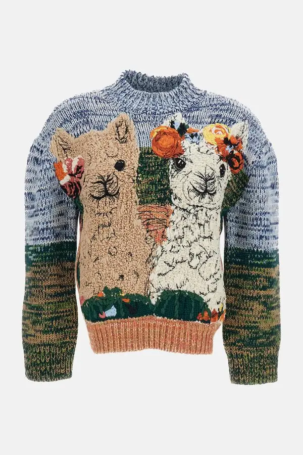 Stella McCartney Alpaca Jacquard Jumper - Multicolor