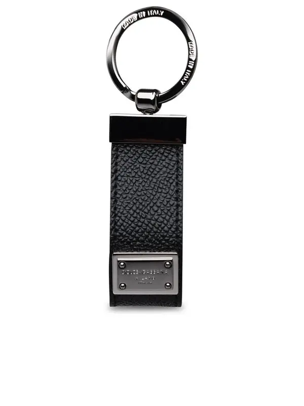 Dolce & Gabbana Leather Dauphine Keyring