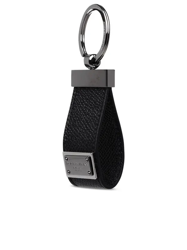 Dolce & Gabbana Leather Dauphine Keyring