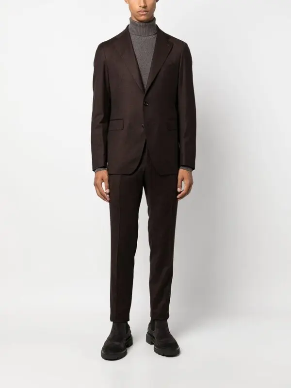 Tagliatore Wool Turtleneck - Gray