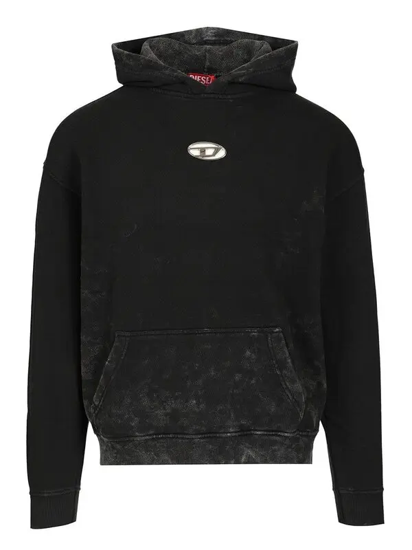 DIESEL® S-boxt-hood-t10 Hoodie - Black