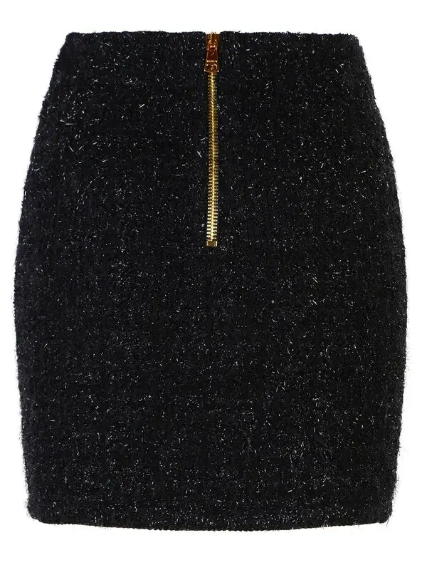 Balmain Viscose Blend Miniskirt