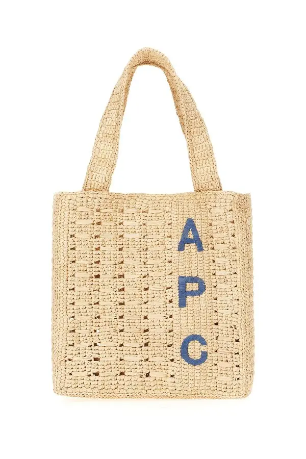 A.p.c. Raffia Shopper Bag - Multicolor