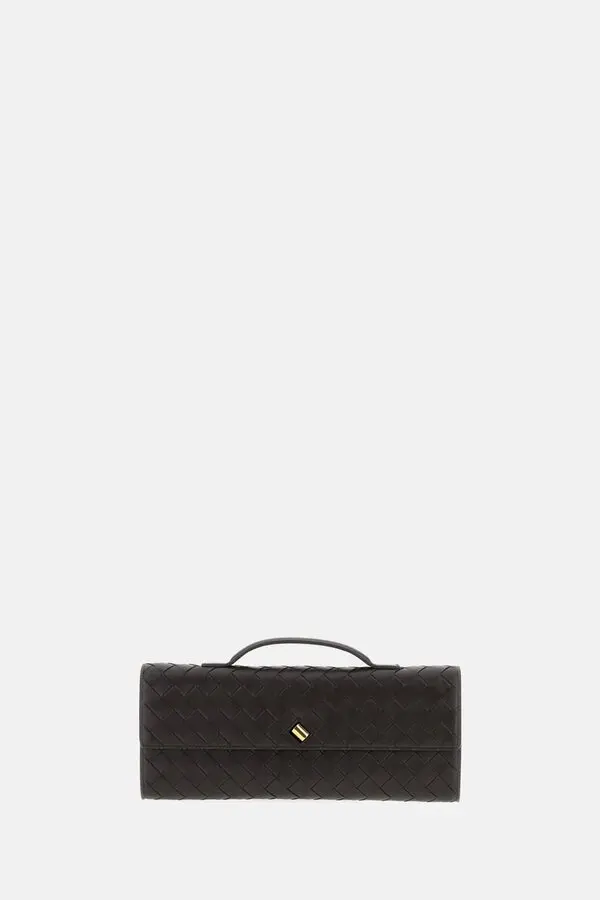 Bottega Veneta Intrecciato Leather Clutch