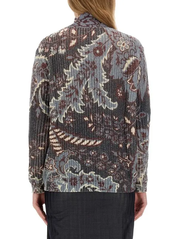 Etro Printed Wool Sweater - Multicolor