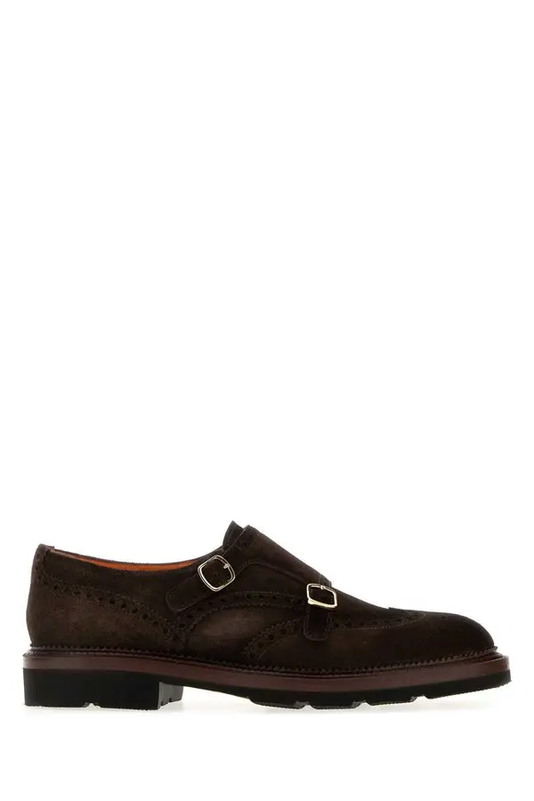 Santoni Suede Kalama Loafers