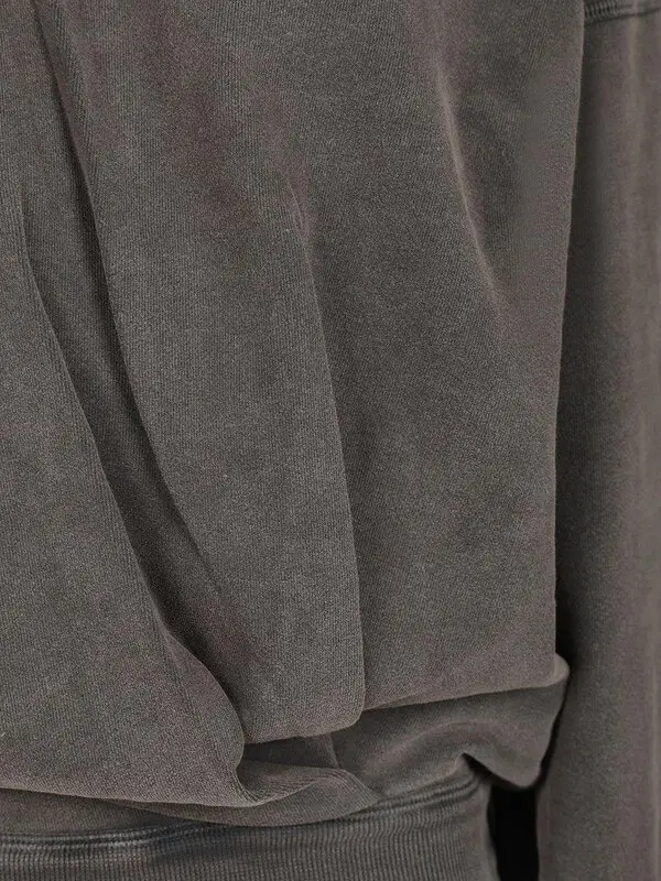 Isabel Marant Étoile Draped Cotton Sweatshirt - Black