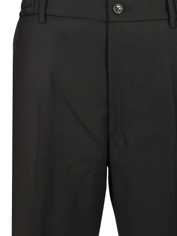 Tagliatore Garcon Cool Wool Trousers - Black