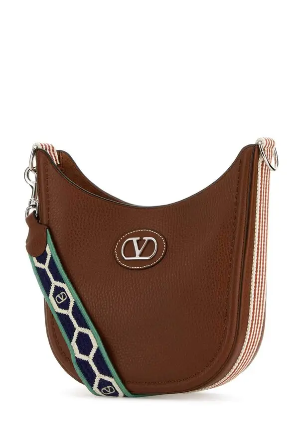 Valentino Garavani Vlogo Signature Shoulder Bag - Brown