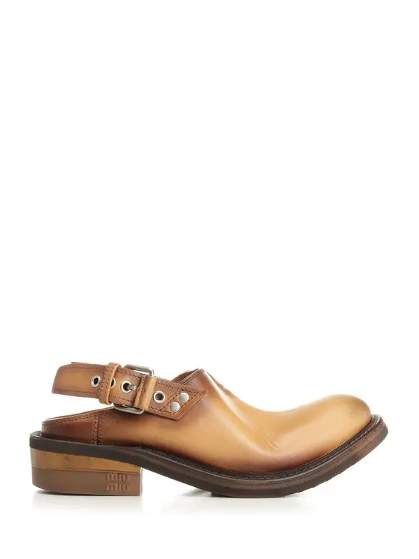 Miu Miu Leather Mules