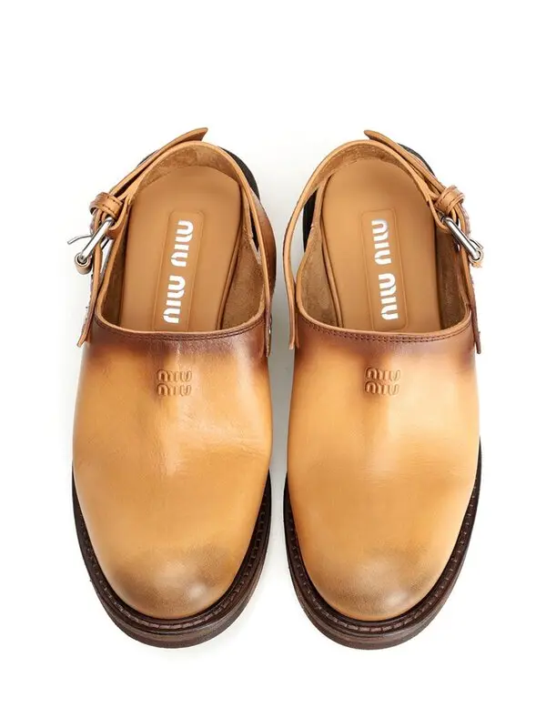 Miu Miu Leather Mules