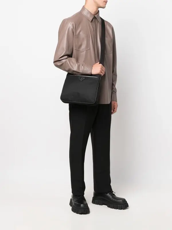 Prada Re-nylon And Saffiano Shoulder Bag