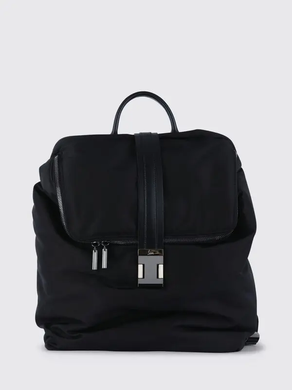 CHRISTIAN LOUBOUTIN Nylon Backpack - Black