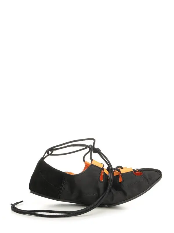 Alaïa Ballerine Con Lacci Riciclati