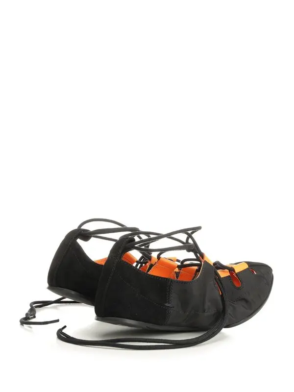 Alaïa Ballerine Con Lacci Riciclati