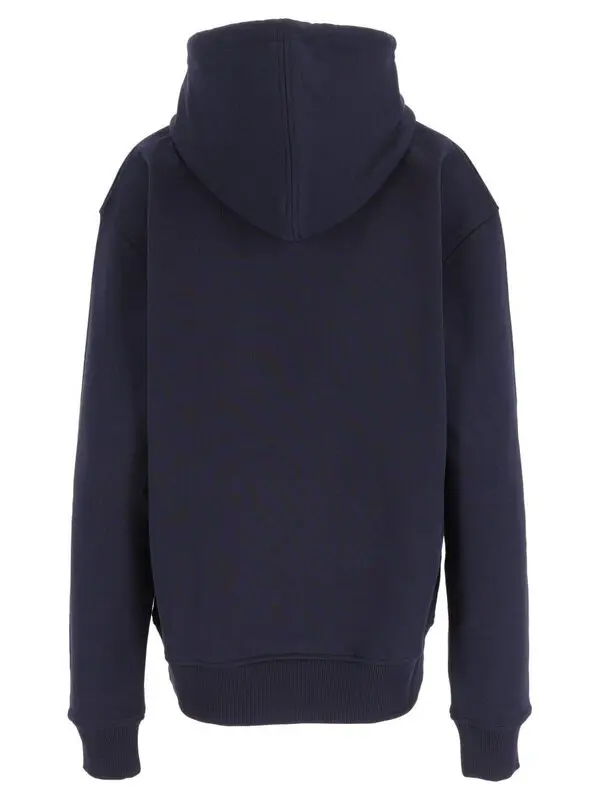AMI Paris Cotton Hoodie - Blue