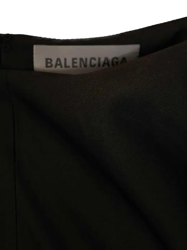 Balenciaga Ballon Skirt In Technical Taffeta - Black