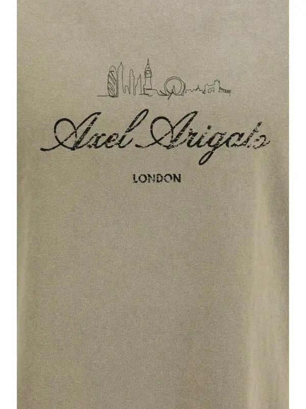 Axel Arigato Ldn Washed Sky T-shirt - Green